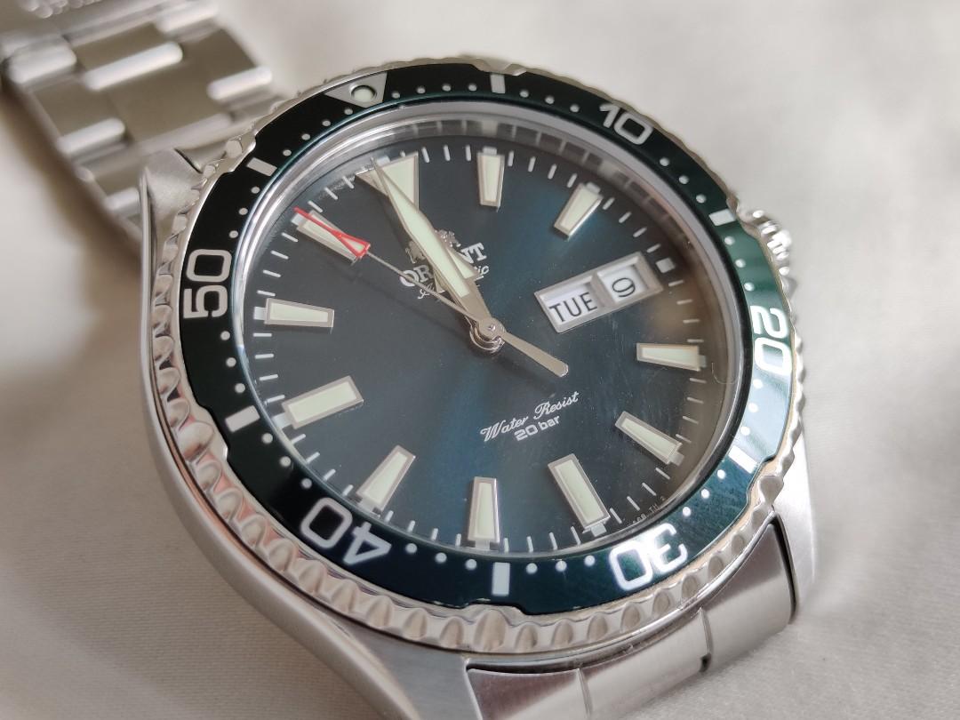 Orient Mako 3 Kamasu in Green, Men's Fashion, Watches on Carousell