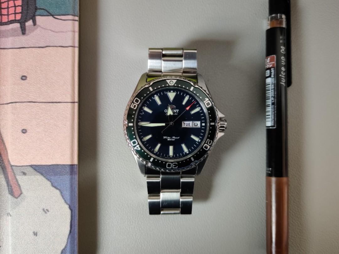 Orient Mako 3 Kamasu in Green, Men's Fashion, Watches on Carousell