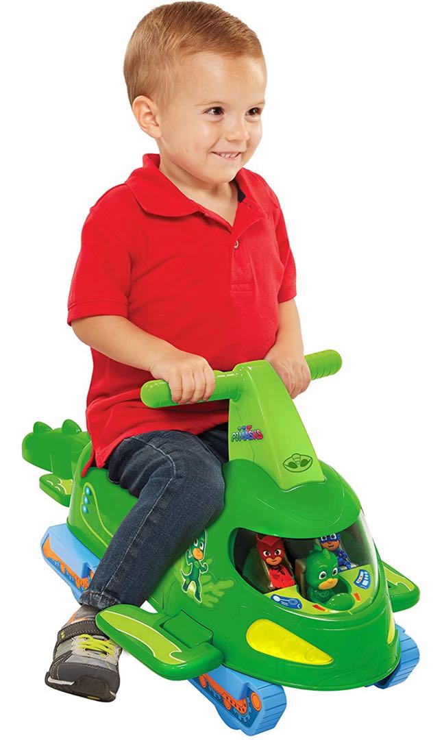 PJ Masks Deluxe Gekko Mobile Ride-on Vehicle car green gecko, Babies ...