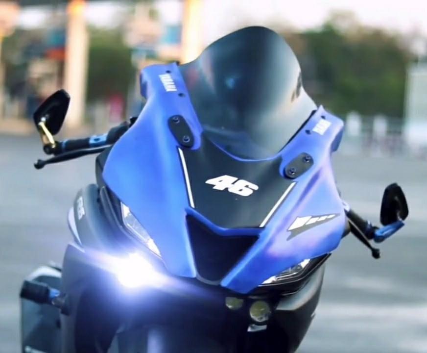 R6 Mask (R15 V3), Motorcycles, Motorcycle Accessories on Carousell