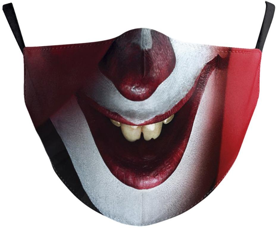 Reusable IT Clown Mask -Last Piece, Everything Else on Carousell