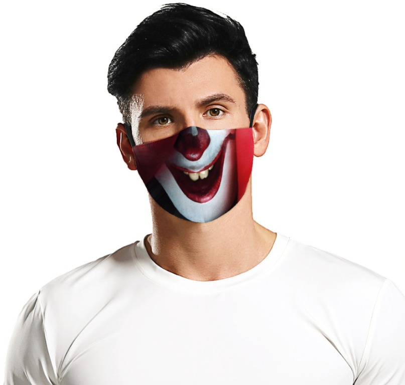 Reusable IT Clown Mask -Last Piece, Everything Else on Carousell