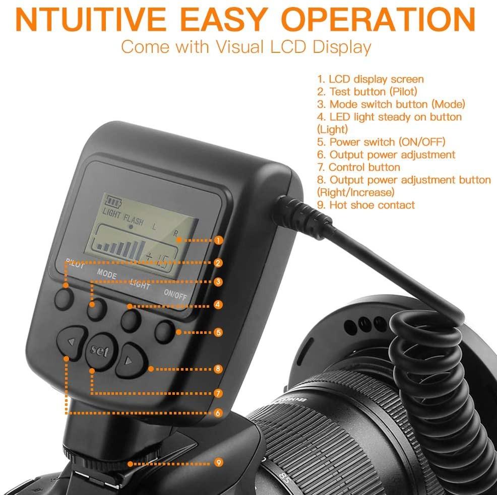 RF600 Series Macro LED Ring Flash, Photography, Photography Accessories ...