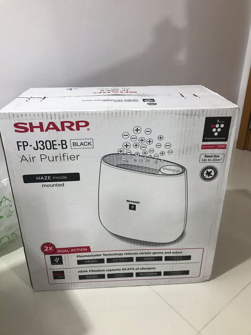 SHARP Air Purifier (FP-J30E Plasmacluster), TV & Home Appliances, Air ...