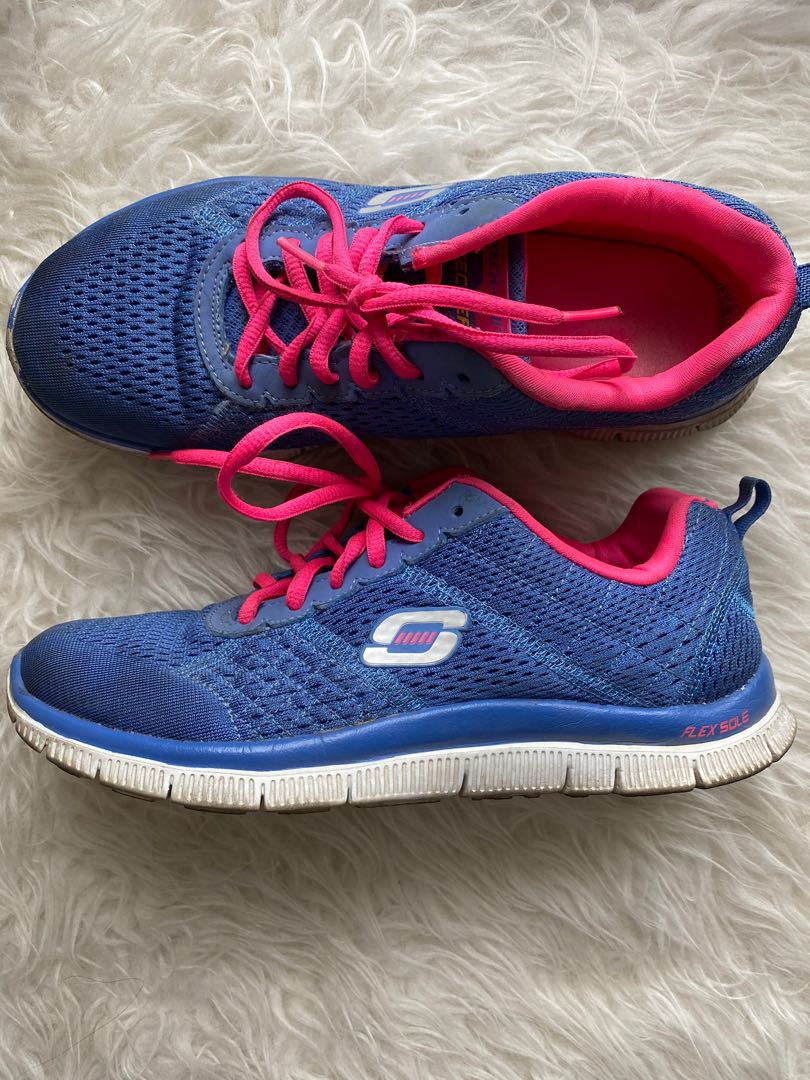 Skechers flex sole size 38, Fesyen Wanita, Sepatu di Carousell