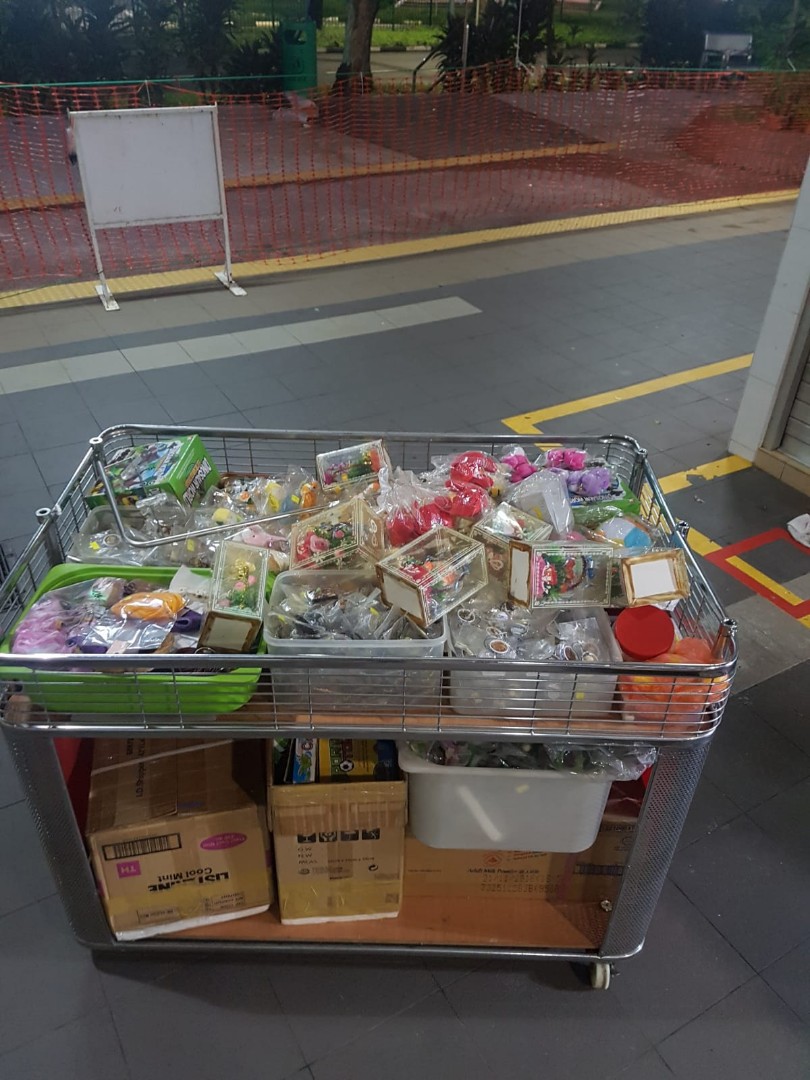 Stainless steel push cart, Furniture, Others on Carousell