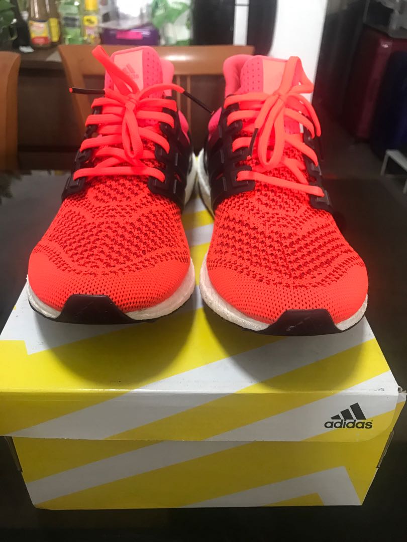 Ultraboost 1.0 (solar red), Men's Fashion, Footwear, Sneakers on Carousell