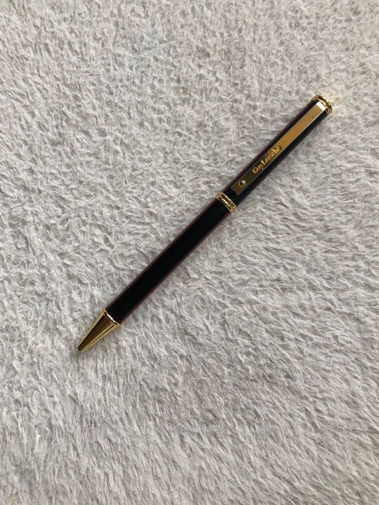 AVAILABLE! Vintage Guy Laroche Pen - black, red & gold, Women's Fashion ...