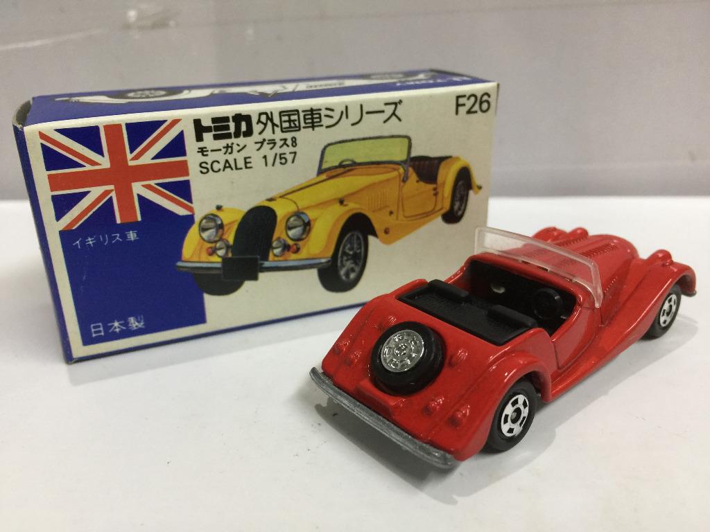 VINTAGE TOMICA F26 MORGAN PLUS 8 MADE IN JAPAN RARE (PIU20), 興趣及遊戲, 玩具 ...