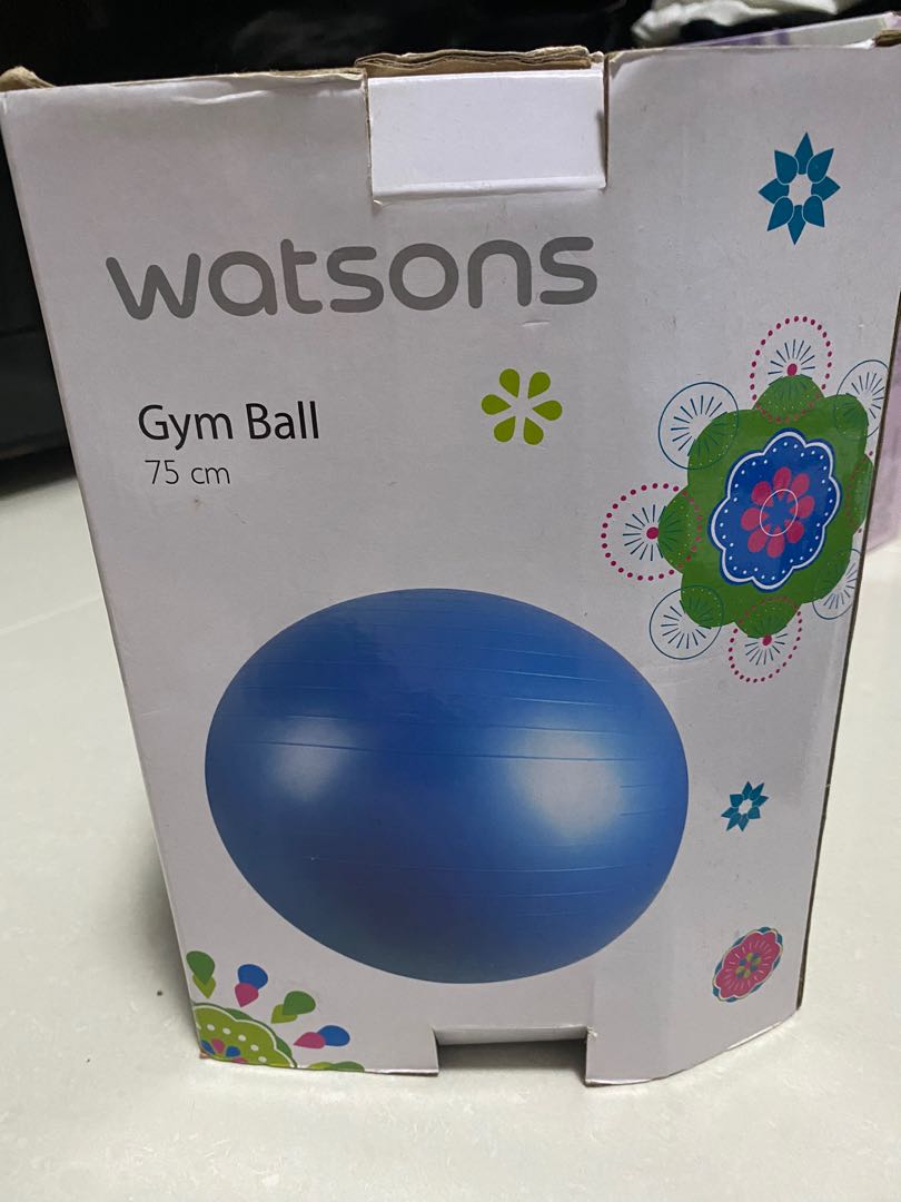 Watson Gym Ball, Sports, Weights & Gym Equipment on Carousell