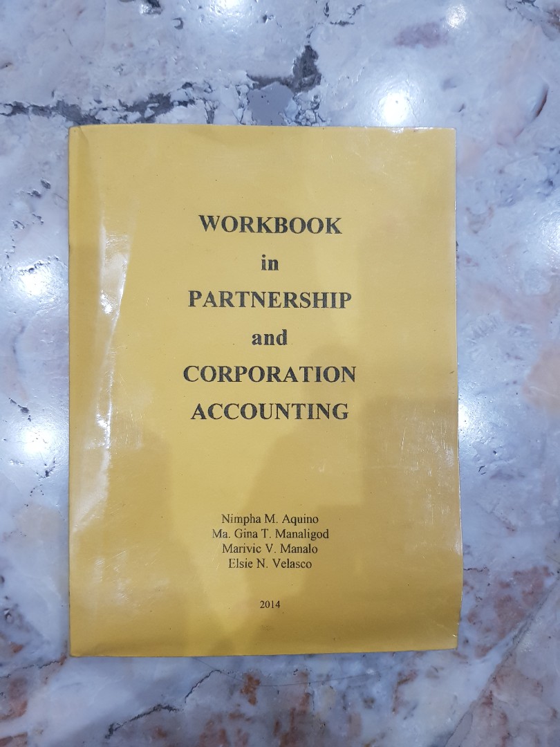 Workbook in Partnership and Corporation Accounting (Book), Hobbies ...