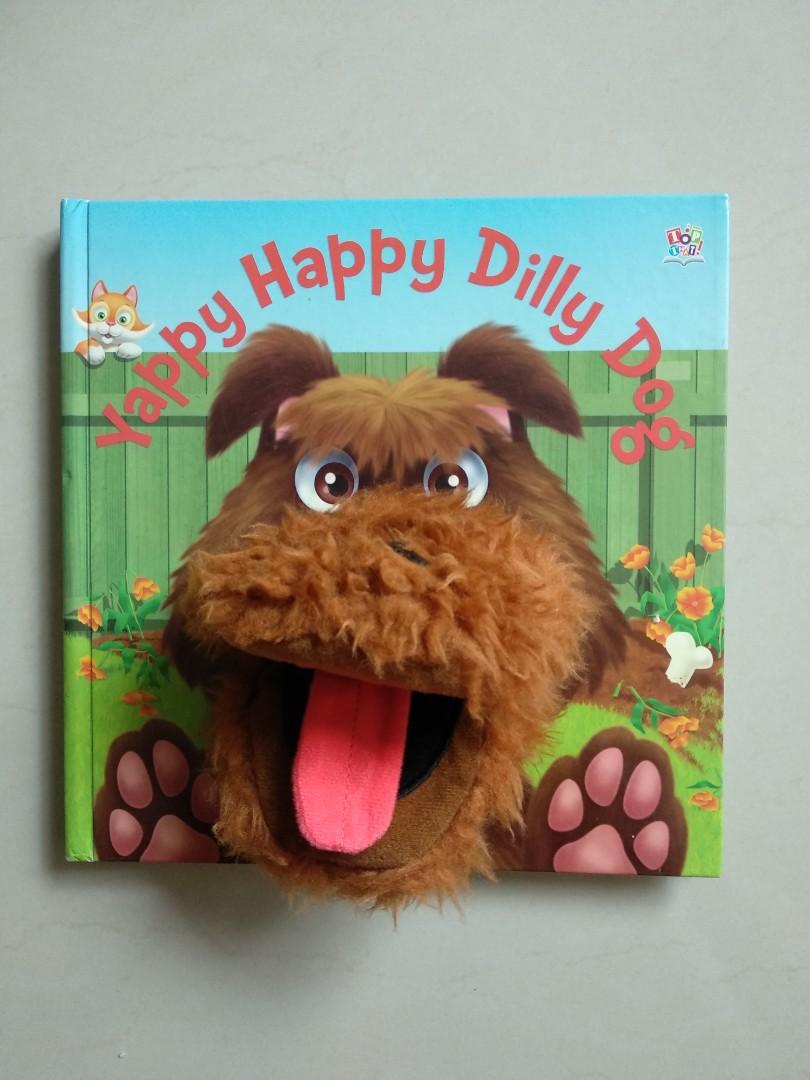 Yappy Happy Dilly Dog Puppet Book for Children / Kids Bedtime Stories ...