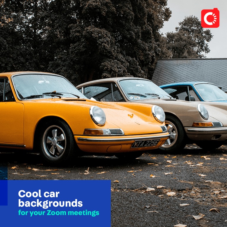 Zoom Background - Vintage Porsche, Community on Carousell