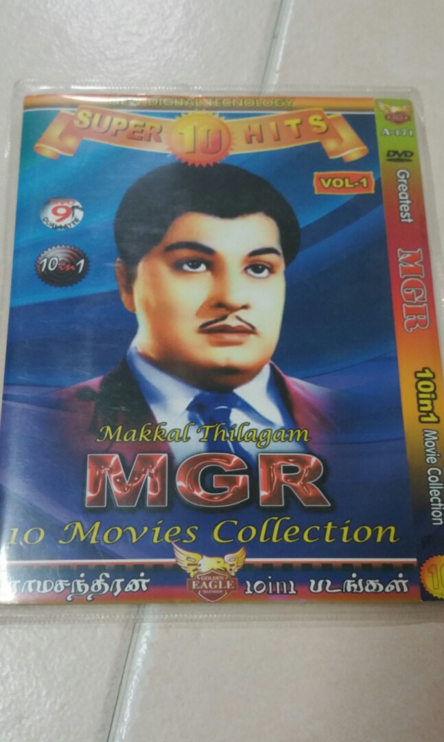 10 in 1 MGR Movies Collection DVD, Hobbies & Toys, Music & Media, CDs ...