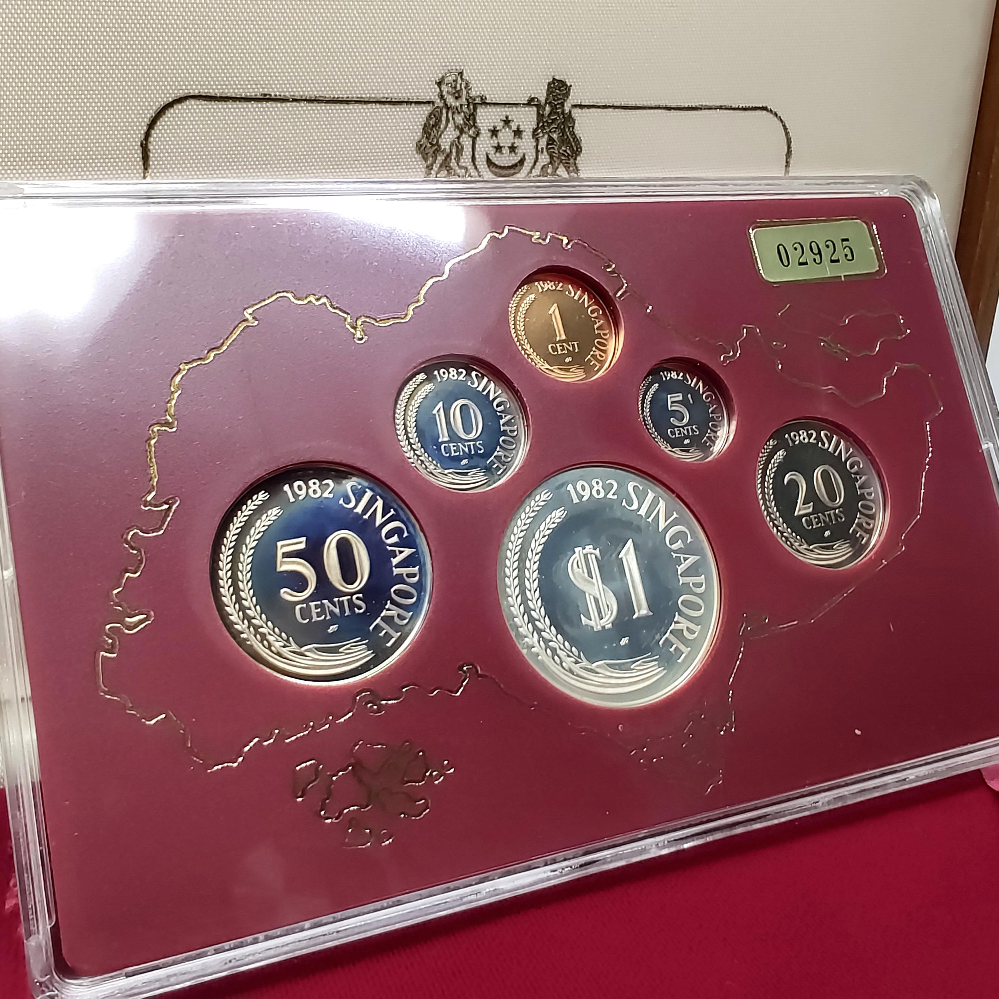 1982 Sterling Silver Proof Coin Set, Hobbies & Toys, Memorabilia ...