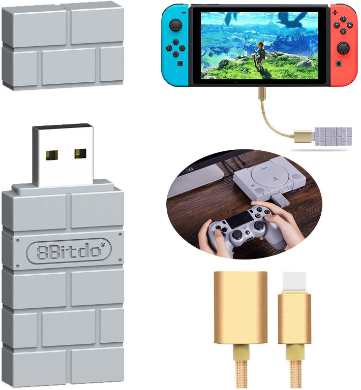 8Bitdo Wireless Adapter for Switch / Windows / Mac / PlayStation ...