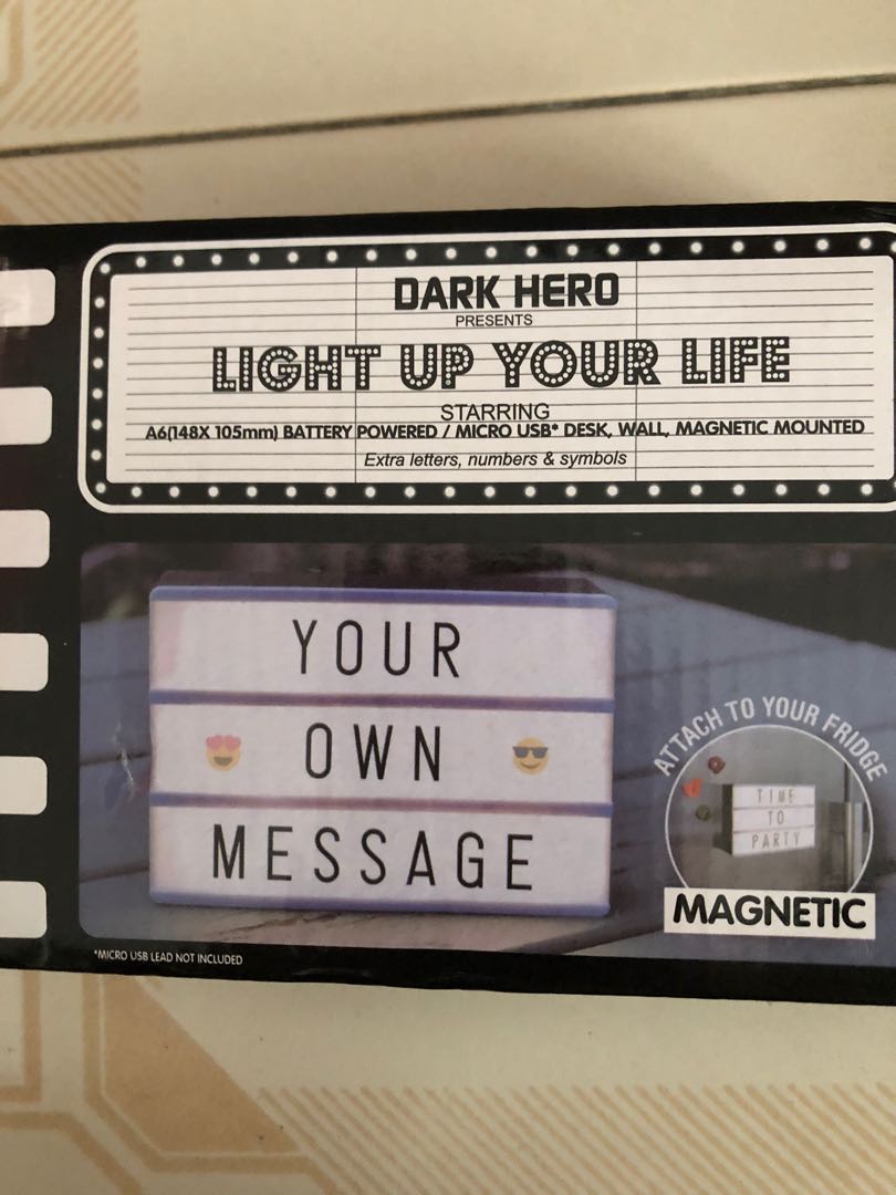 A6 LED Lightbox, Babies & Kids, Baby Nursery & Kids Furniture, Nursery ...