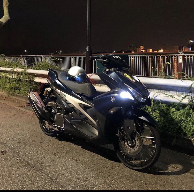 Aerox 17 Inch Spoke Rims, Motorcycles, Motorcycle Accessories on Carousell