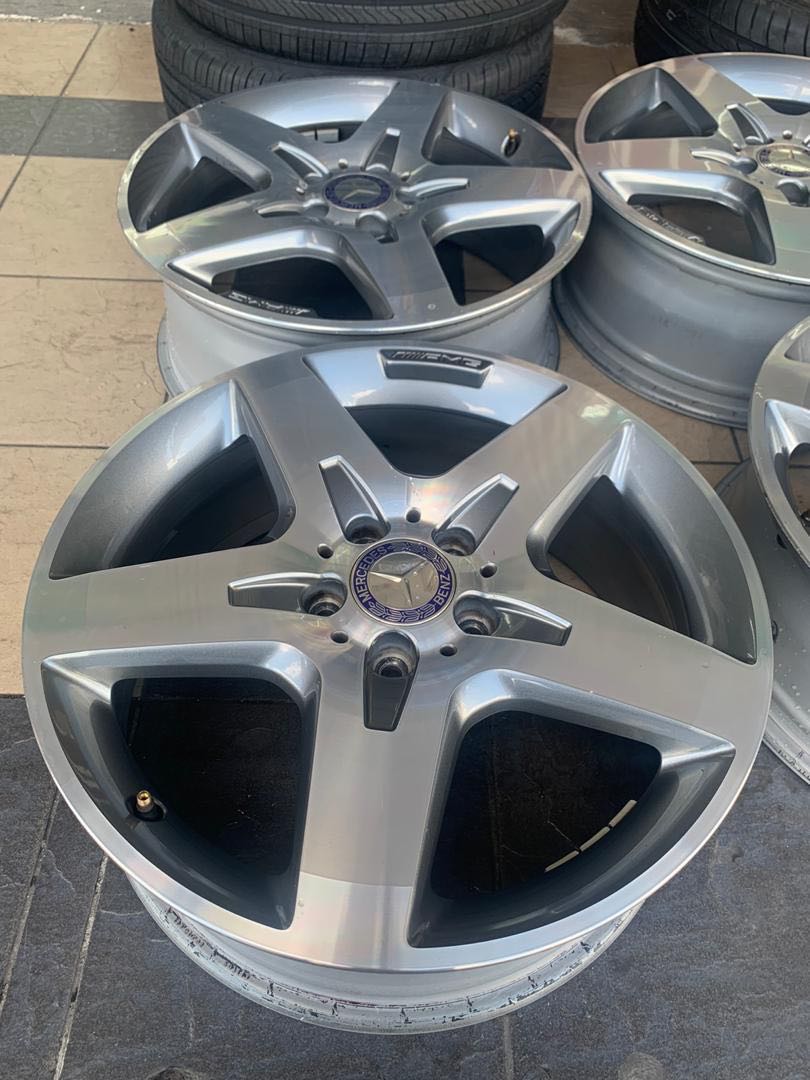 AMG rim 18” original Mercedes, Auto Accessories on Carousell