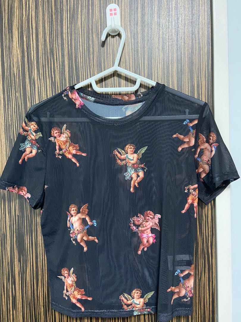 Angel Mesh Top, Women's Fashion, Tops, Other Tops on Carousell