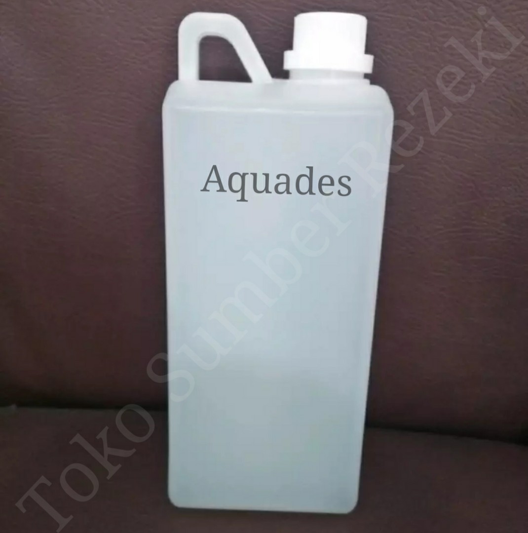 Aquades 1 Liter Murni Air Suling Aquadest Destilasi Pemurnian Steril ...