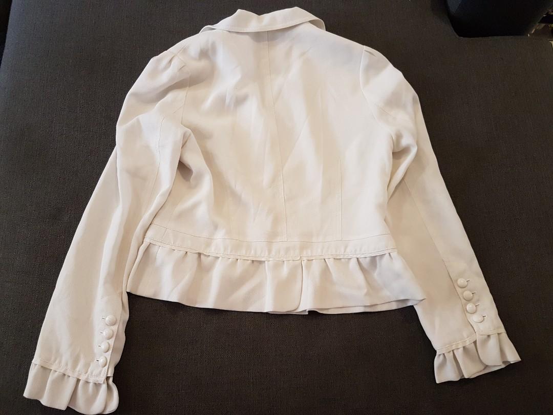 Blum White Suit & Skirt Set, Women's Fashion, Clothes, Dresses & Skirts ...