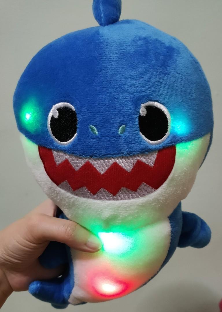 BN Pinkfong Baby Shark stuff soft toy with Led n Music, Hobbies & Toys ...