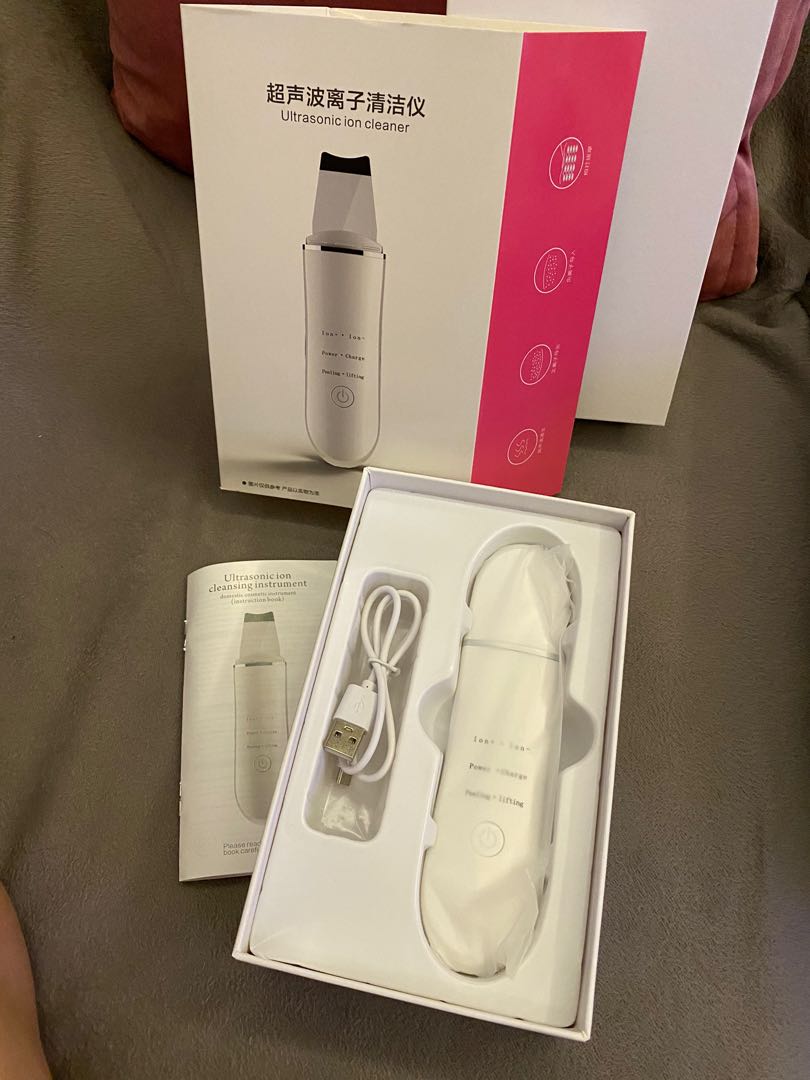 BNIB ultrasonic ion face cleaner, Beauty & Personal Care, Face, Face ...