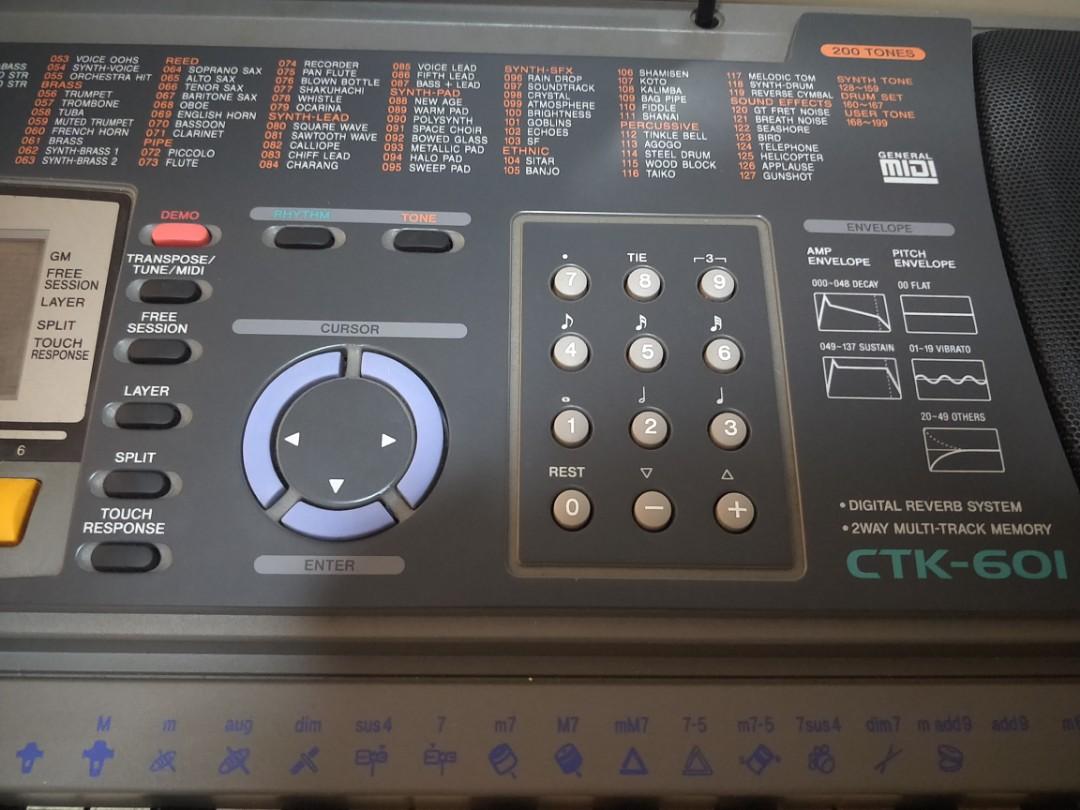 Casio Electronic Keyboard CTK-601, Hobbies & Toys, Music & Media, Musical Instruments on Carousell
