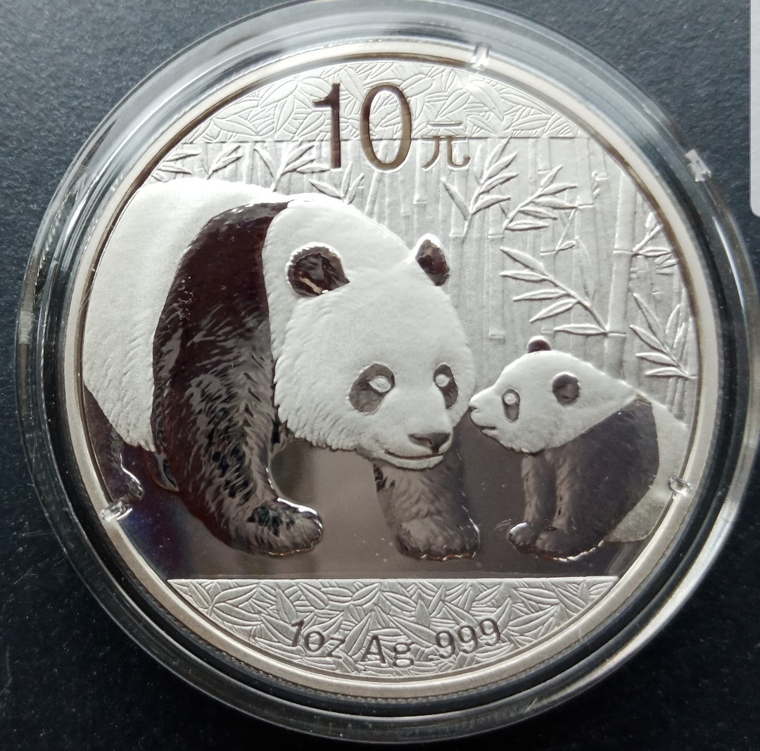 Chinese 2011 Silver Panda Coin 1 oz .999, Hobbies & Toys, Memorabilia ...