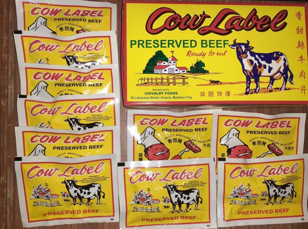 Cow Label Preserved Beef (Box of 10), Food & Drinks, Local Eats on ...