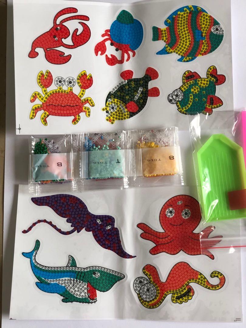 DIY Diamond Sticker Art Set - Underwater World, Hobbies & Toys ...