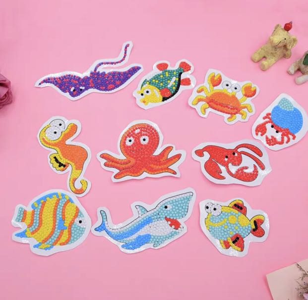 DIY Diamond Sticker Art Set - Underwater World, Hobbies & Toys ...