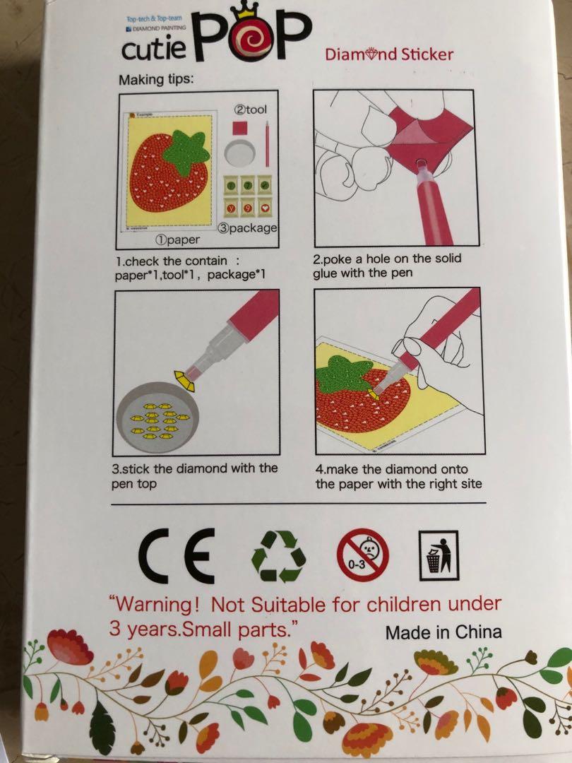 DIY Diamond Sticker Art Set - Underwater World, Hobbies & Toys ...