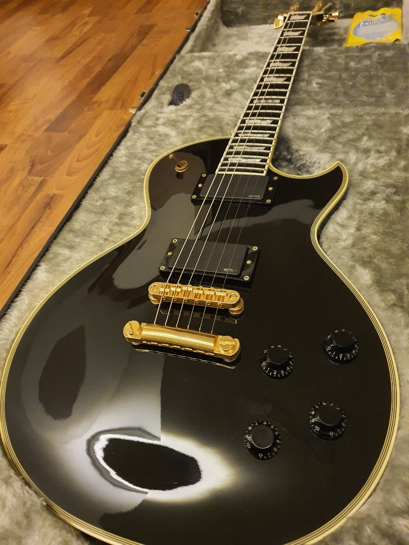 Esp eclipse electric guitar CTM FT 4 knobs, Hobbies & Toys, Music ...