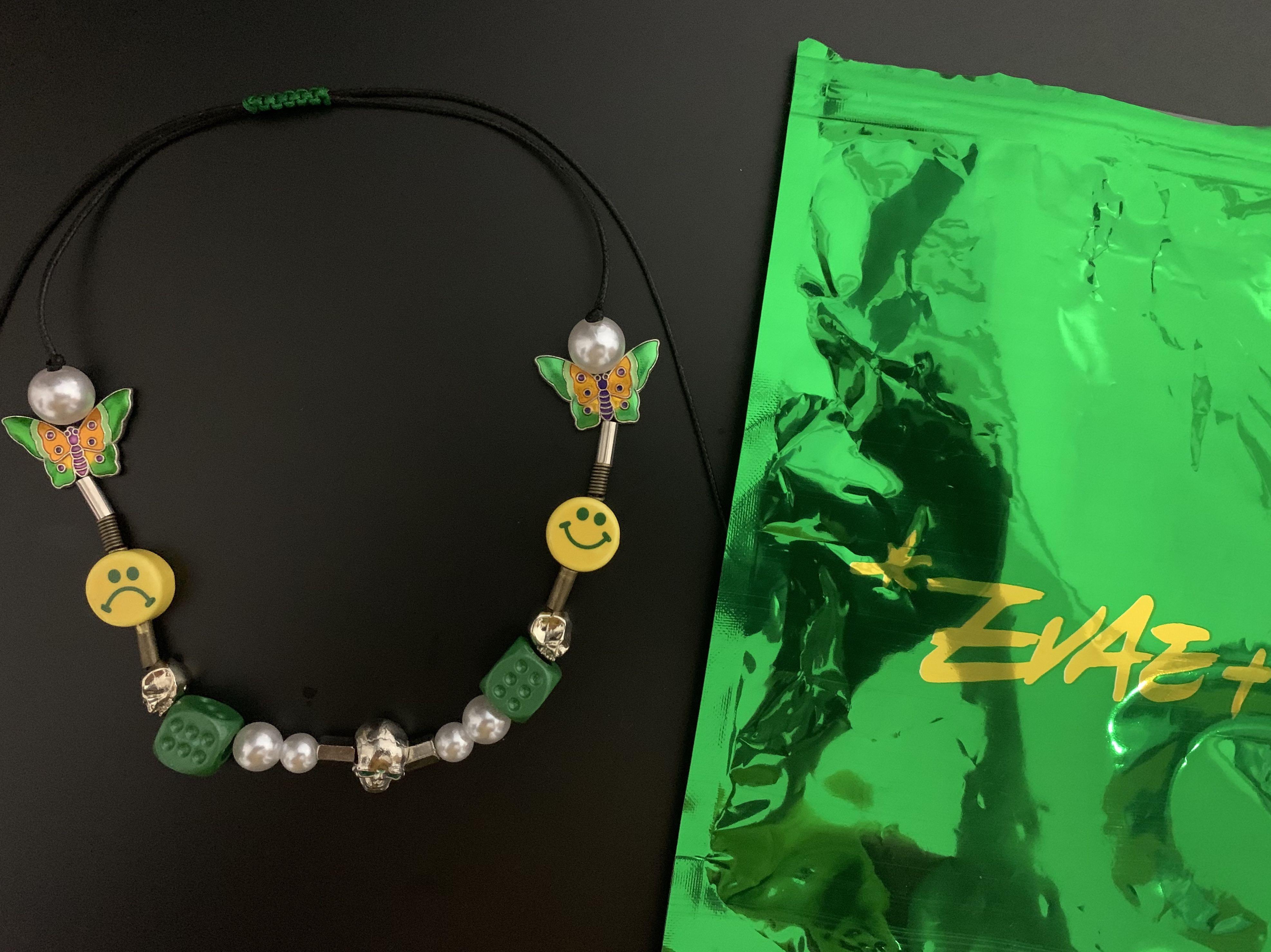 Evae mob necklace EVAE+ smiley necklace, Women's Fashion, Jewelry ...