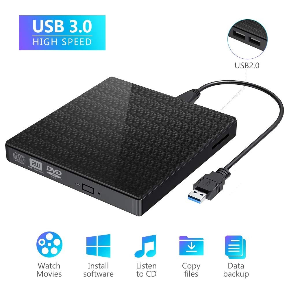 External DVD RW Drive USB 3.0, Computers & Tech, Parts & Accessories ...