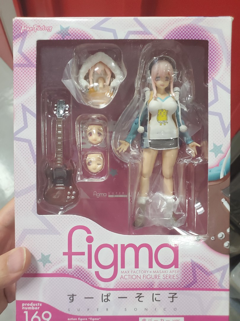 Figma 169 超級索尼子 super sonico, 興趣及遊戲, 玩具 & 遊戲類 - Carousell