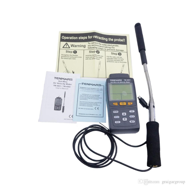 Hot Wire Anemometer, Anemometer, Air Velocity Meter, Airflow Meter ...