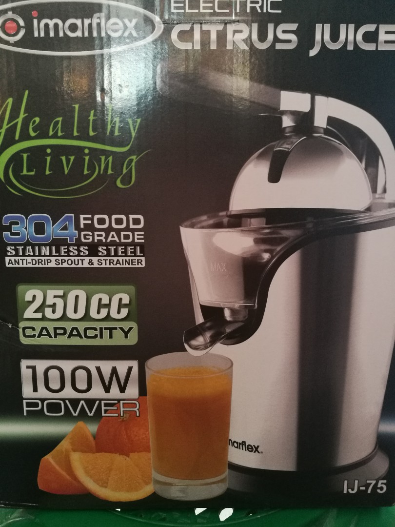Imarflex Electric Citrus Juicer, TV & Home Appliances, Kitchen ...