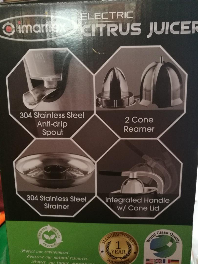 Imarflex Electric Citrus Juicer, TV & Home Appliances, Kitchen ...