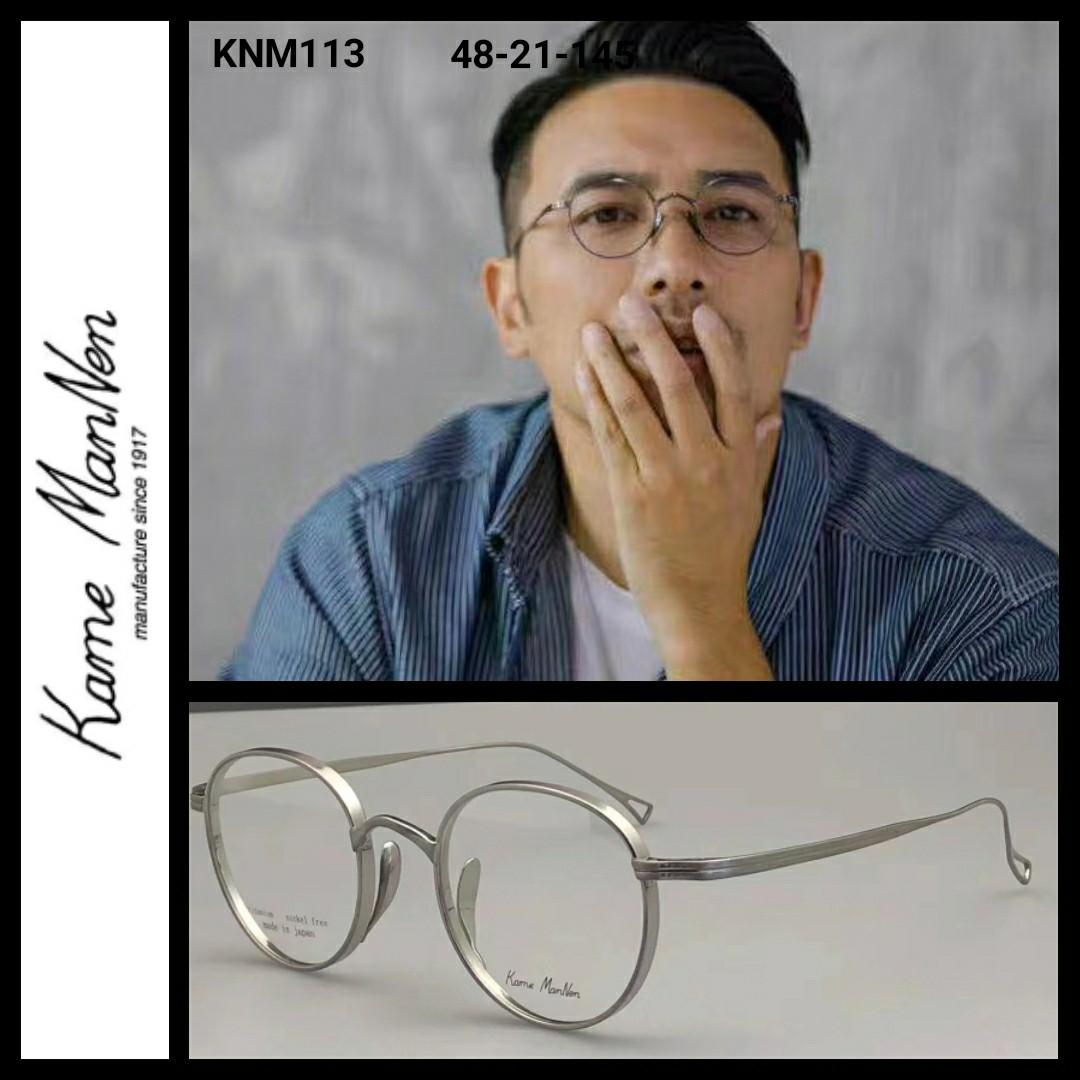 Kame ManNen KMN113 round titanium frame glasses 日本萬年龜, 興趣及遊戲, 手作＆自家設計, 文具及工藝 - 手作 - Carousell