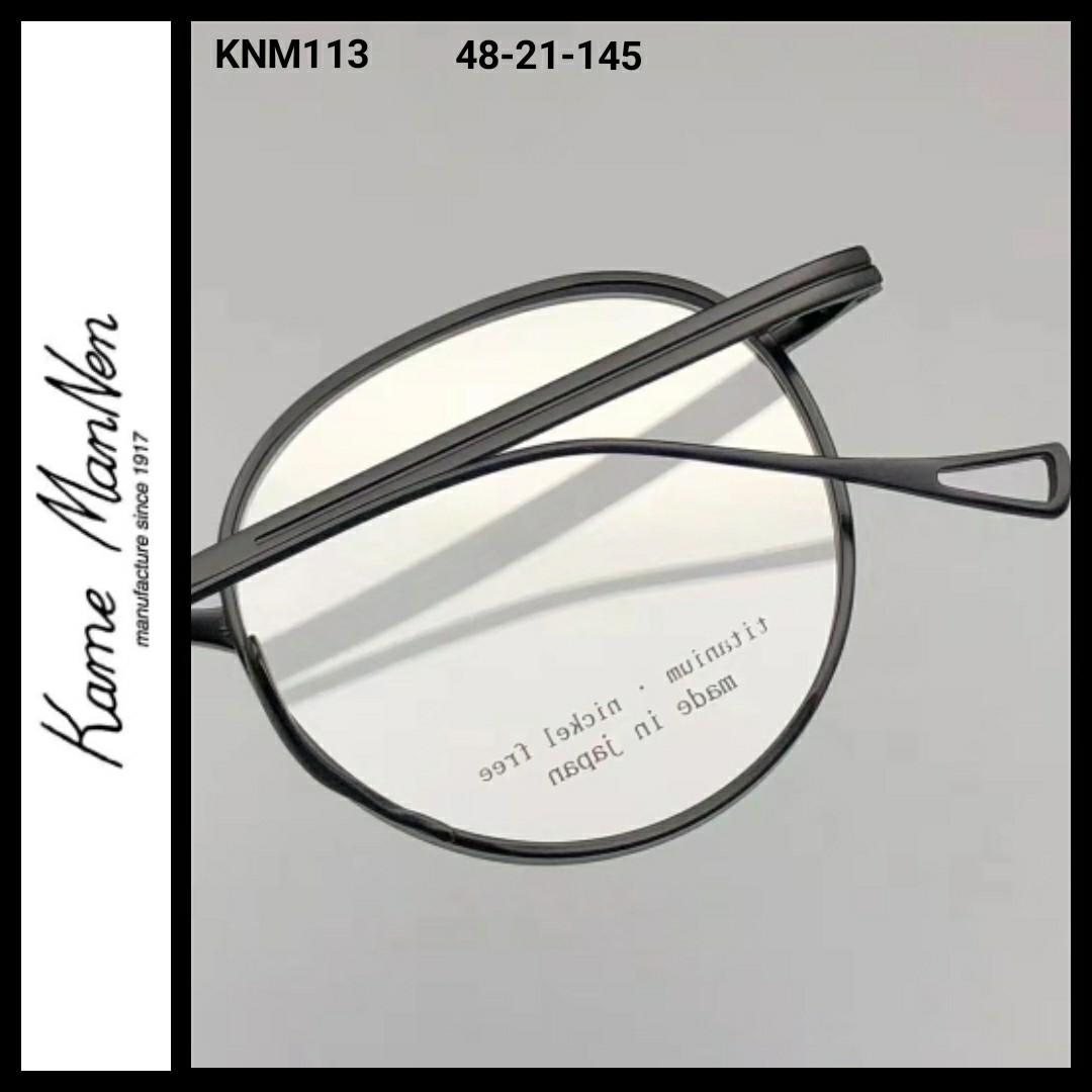 Kame ManNen KMN113 round titanium frame glasses 日本萬年龜, 興趣及遊戲, 手作＆自家設計, 文具及工藝 - 手作 - Carousell