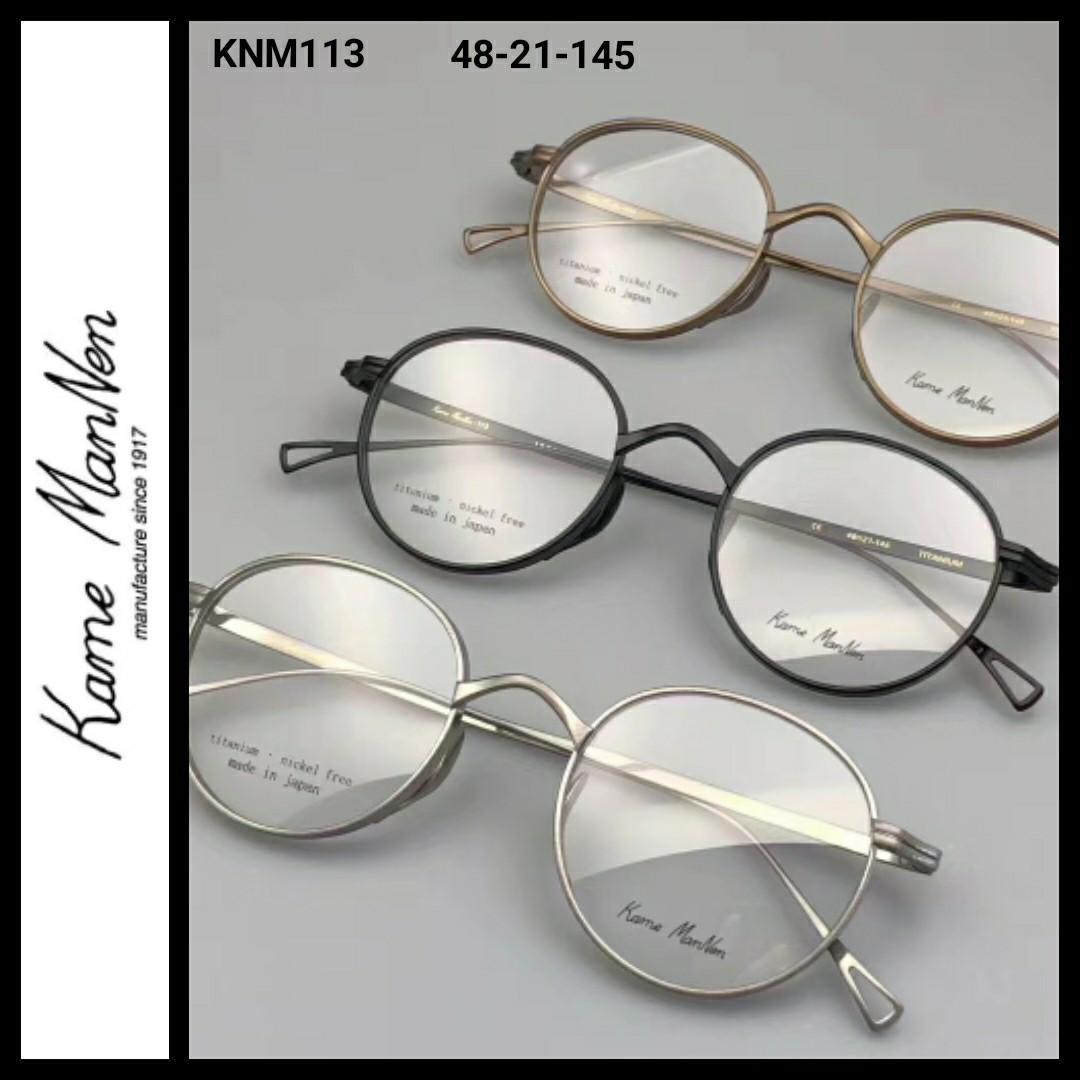 Kame ManNen KMN113 round titanium frame glasses 日本萬年龜, 興趣及遊戲, 手作＆自家設計, 文具及工藝 - 手作 - Carousell