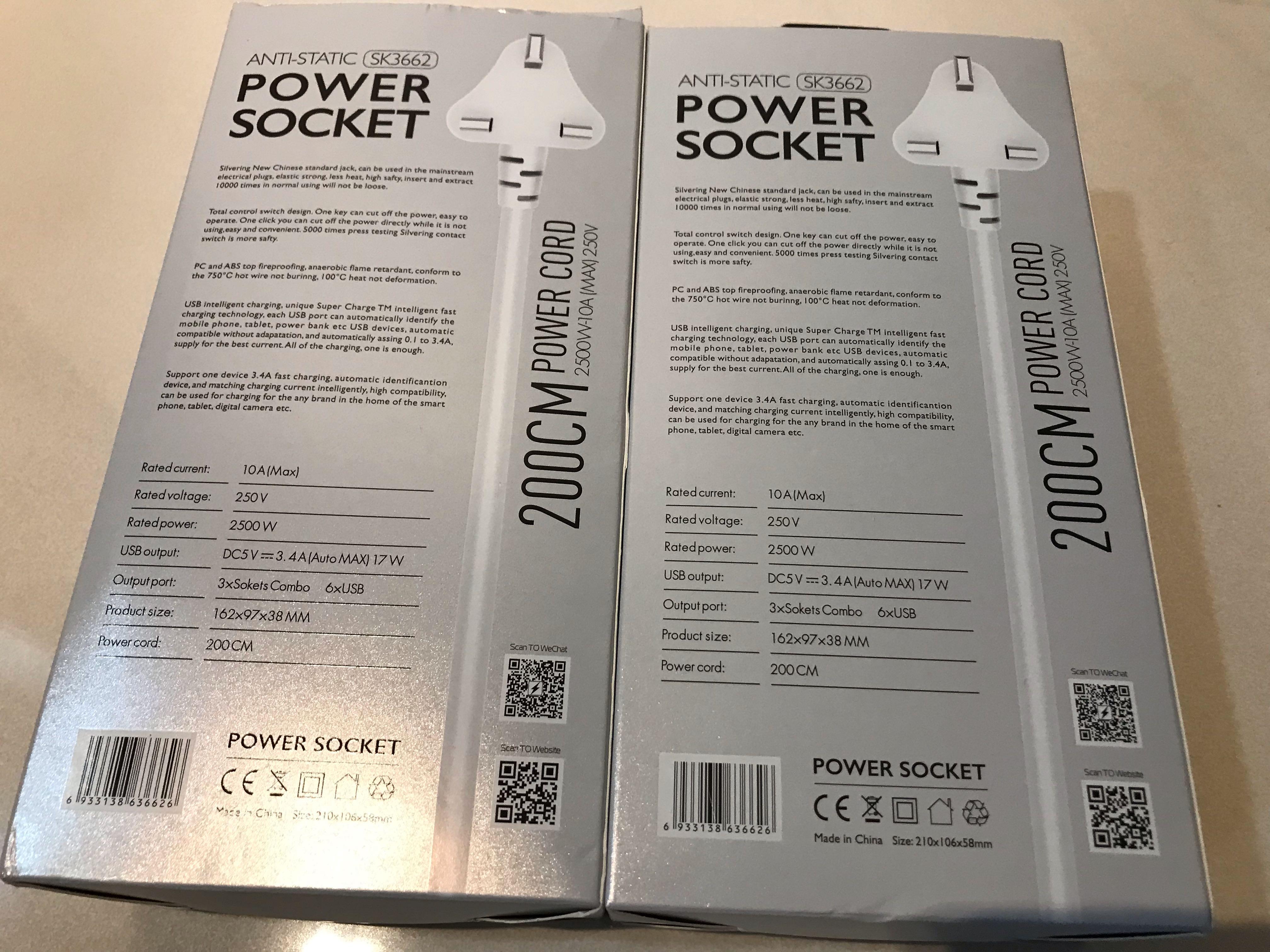 LDNIO Anti-Static Power Socket, TV & Home Appliances, Electrical ...