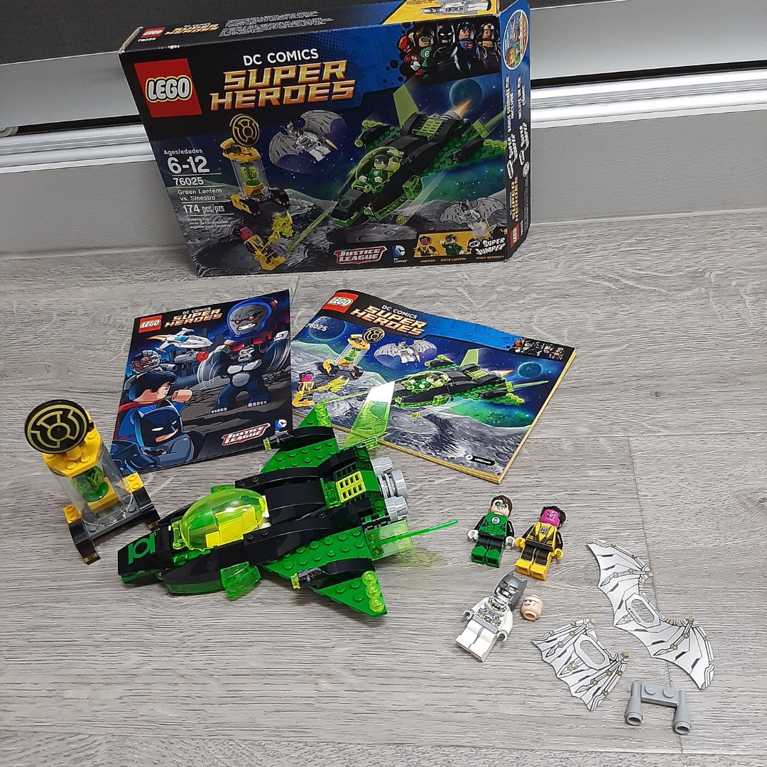 LEGO 76025 Batman & Green Lantern vs. Sinestro, Toys & Games, Bricks ...