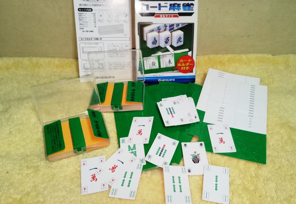 Mahjong Set - Paper Mahjong Set, Hobbies & Toys, Toys & Games on Carousell