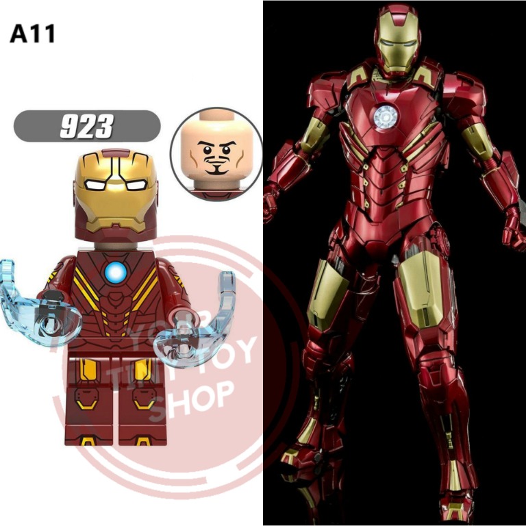 Marvel Super Heroes Iron Man Minifigure MK 8, Toys & Games, Bricks ...