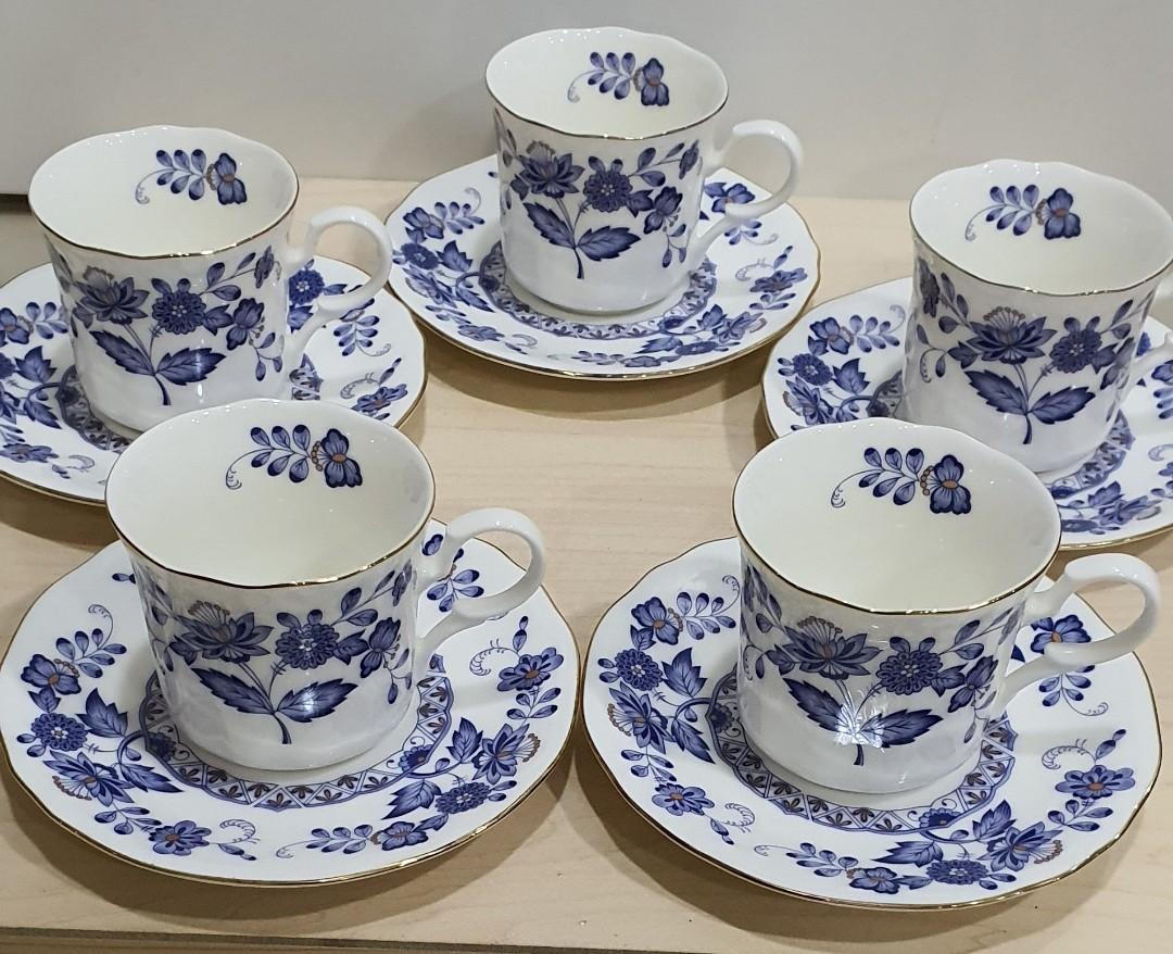 Momoyama Petite Bone China Tea Cup and Saucer, Furniture & Home Living ...