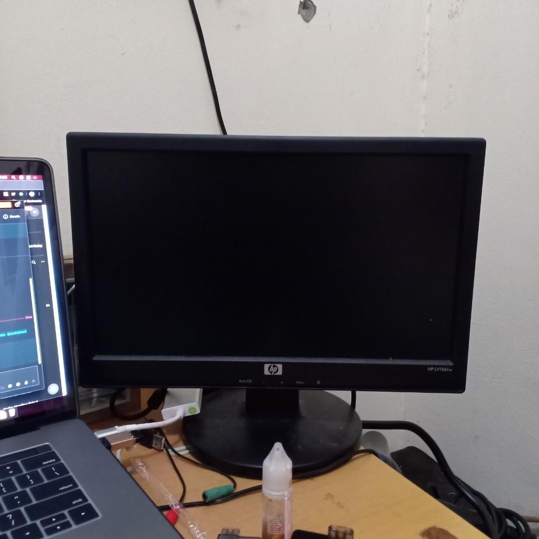 Monitor HP 15,6 INCH LV1561w, Elektronik, Bagian Komputer & Aksesoris ...